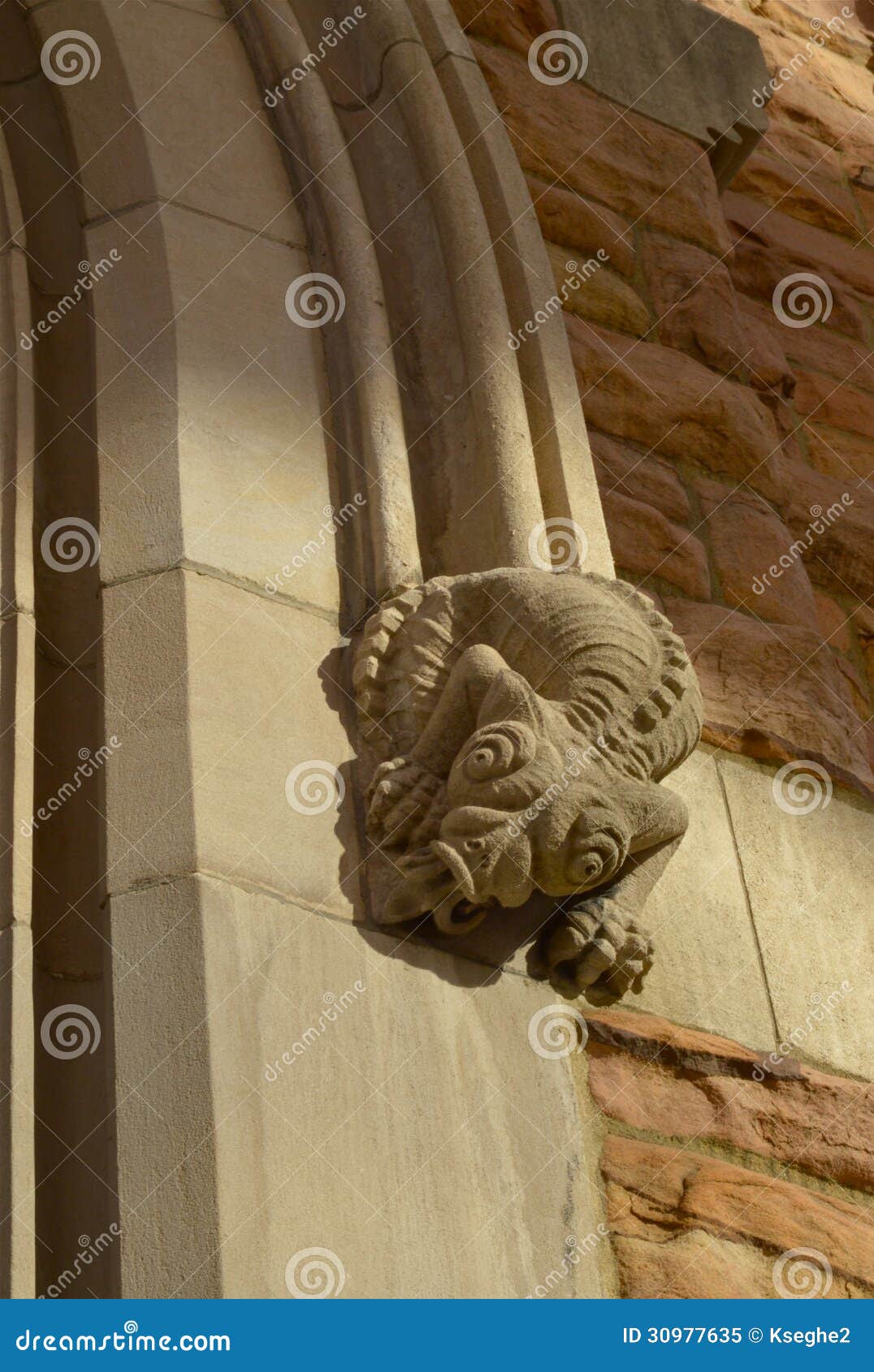 Silly gargoyle stock image. Image of architecture, gargoyle - 30977635