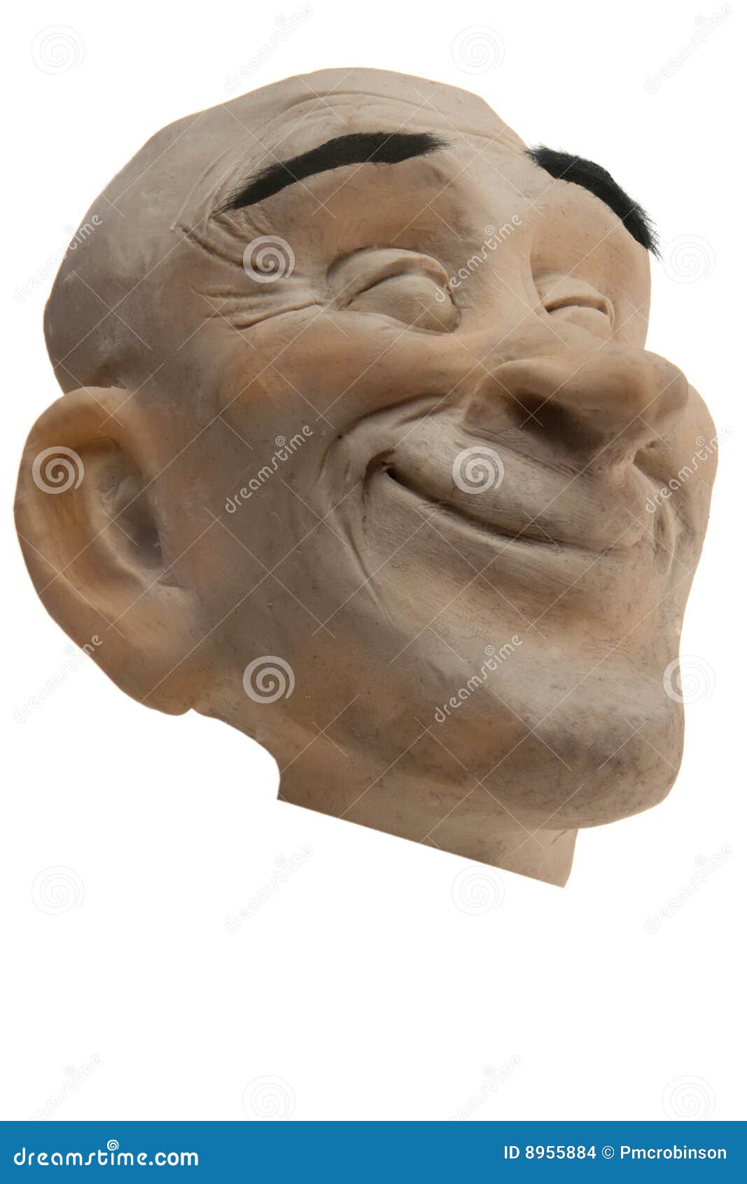 Silly Grin stock photo. Image of happy, model, clay, plasticine - 8955884