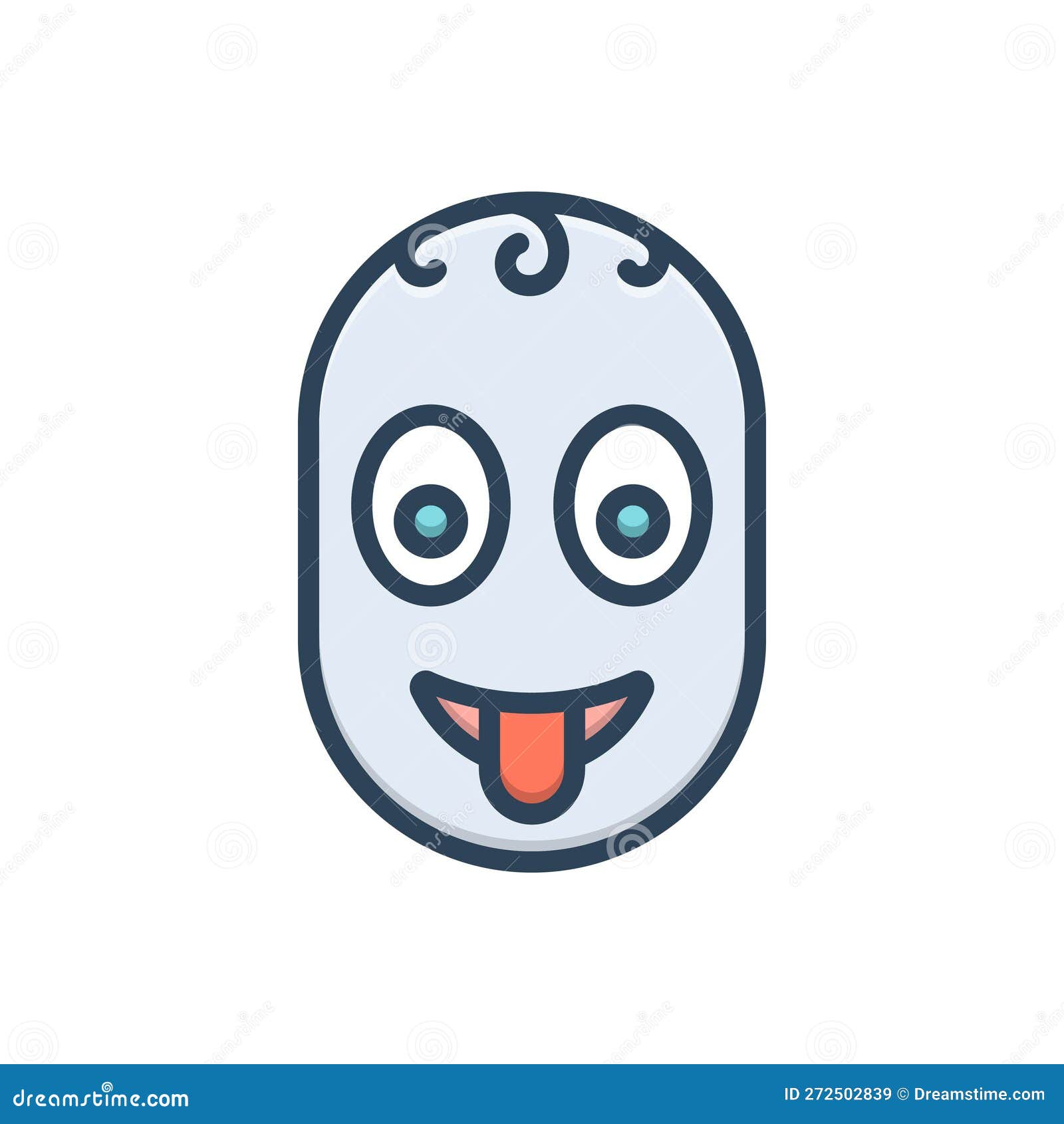 Color Illustration Icon for Silly, Stupid and Foolish Stock Vector ...