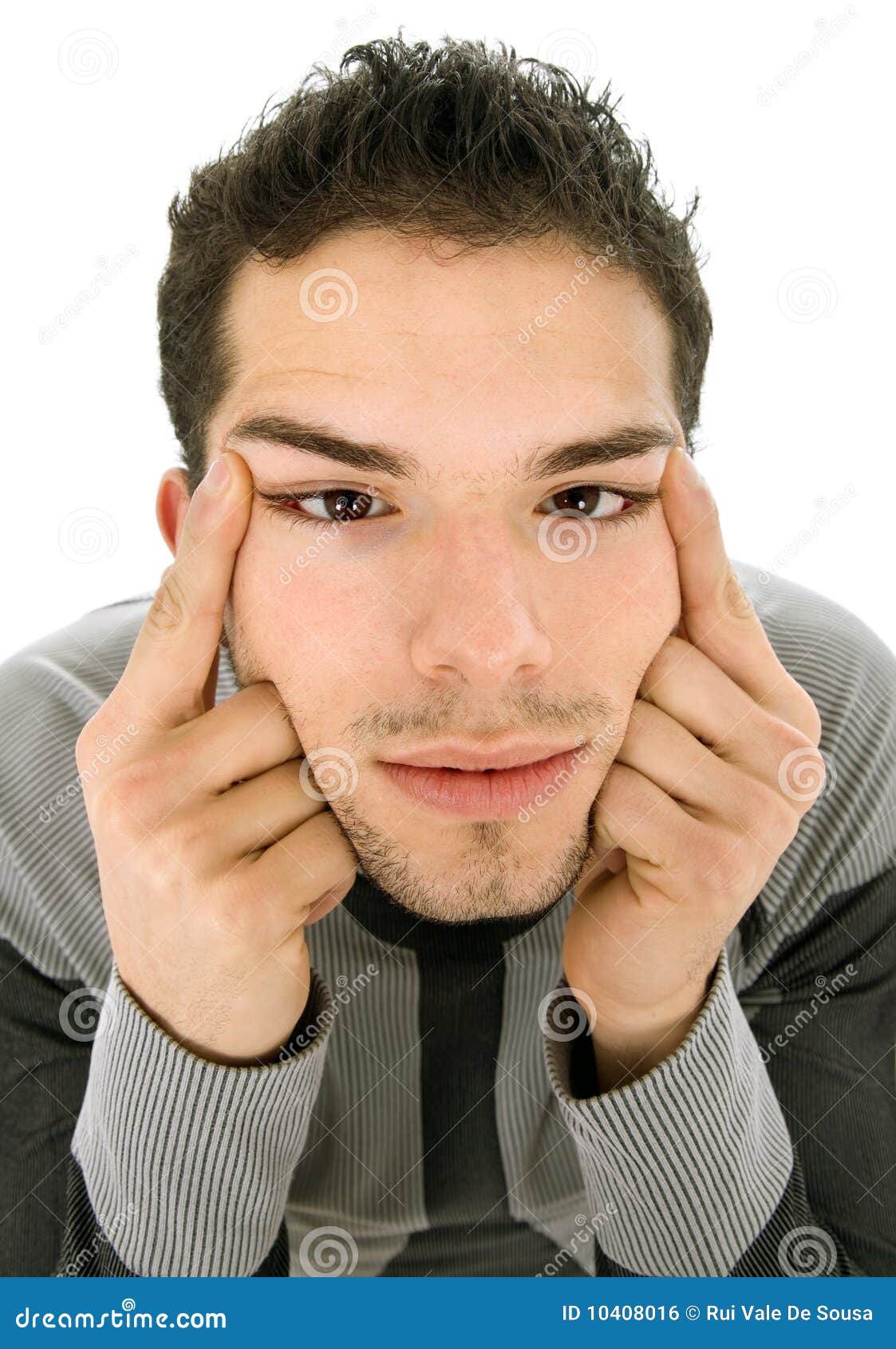 Silly man stock photo. Image of adult, happy, pose, eyes - 10408016