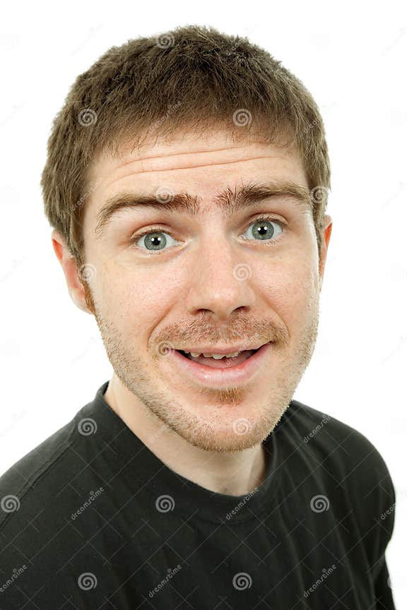 Silly man stock image. Image of handsome, casual, indoor - 13359963