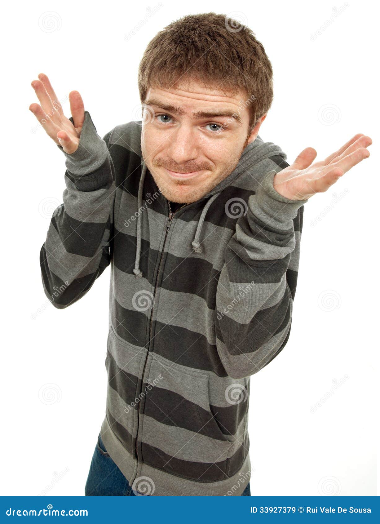 Silly man stock image. Image of adult, face, portrait - 33927379