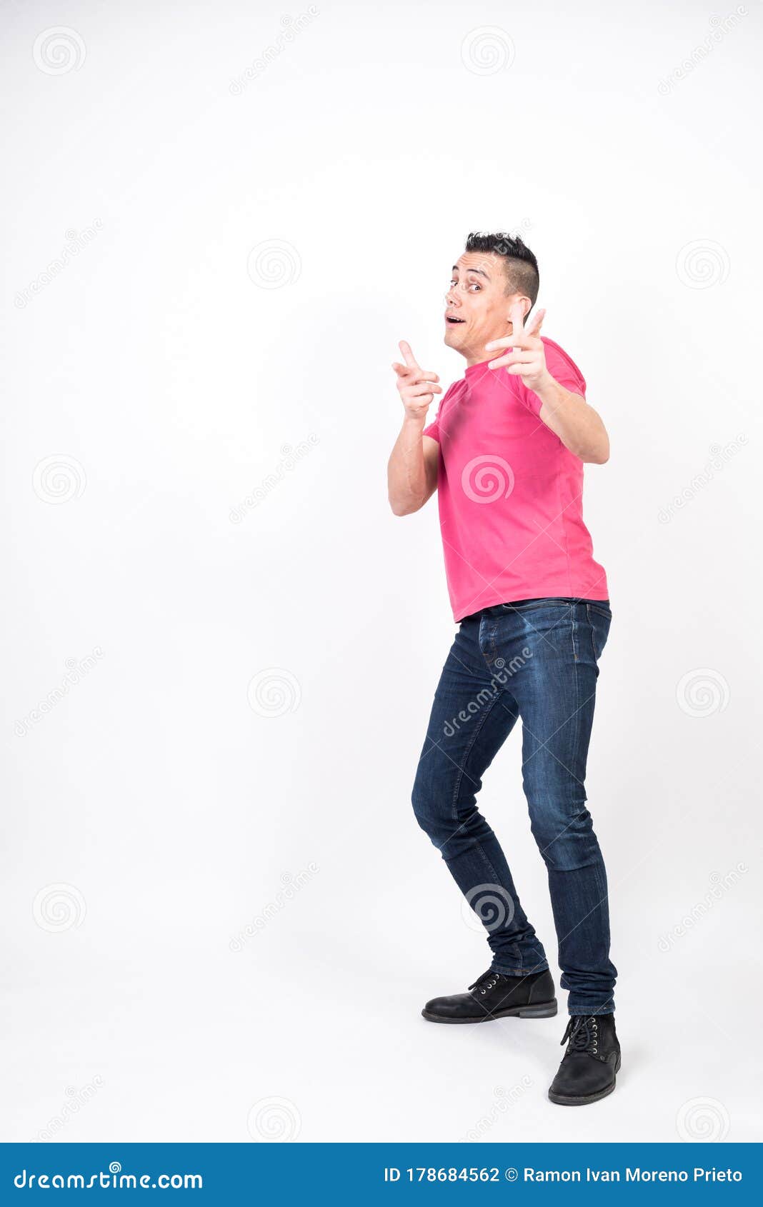 Silly man stock photo. Image of caucasian, natural, tshirt - 178684562