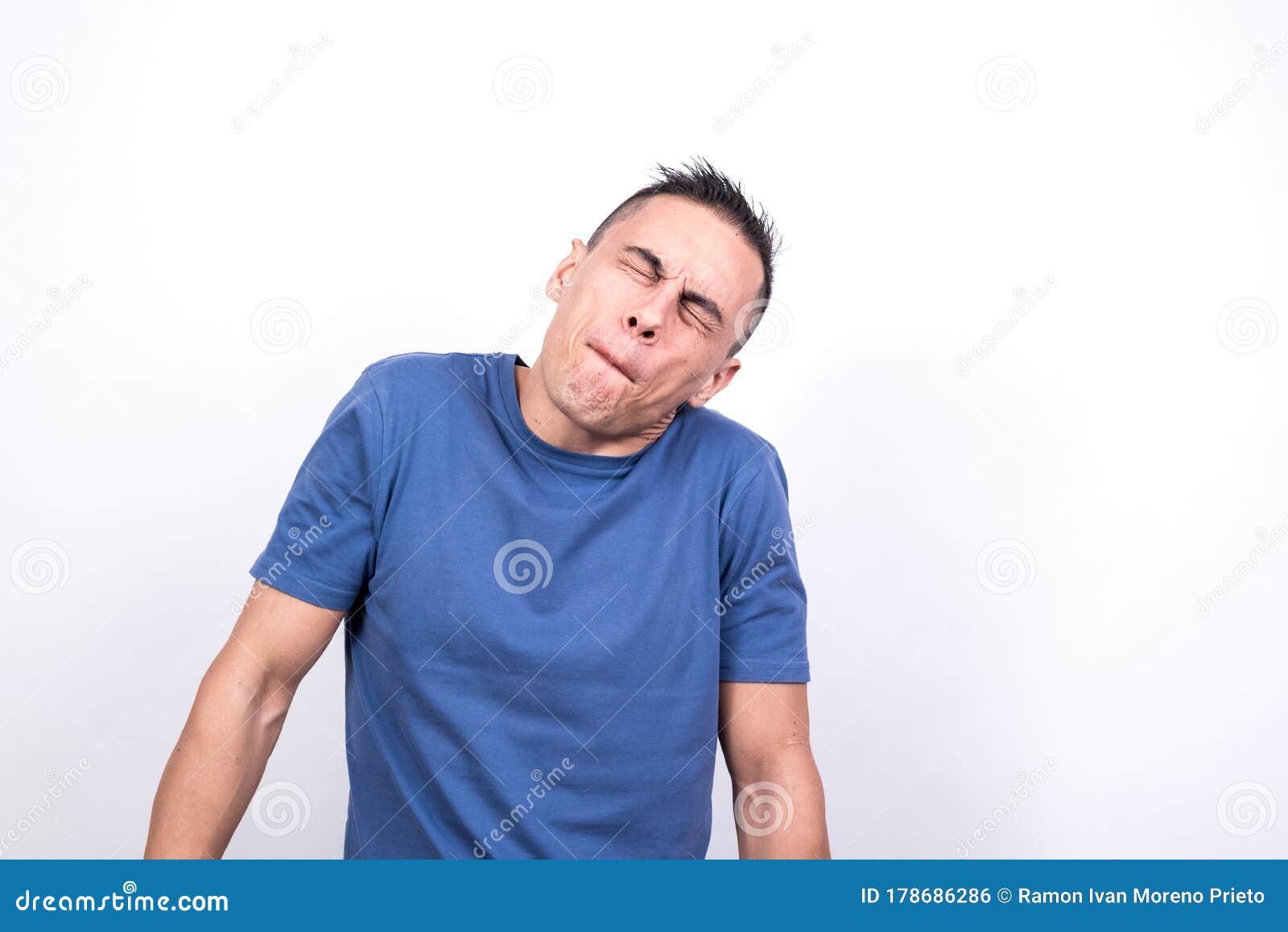 Silly man stock photo. Image of middle, caucasian, single - 178686286