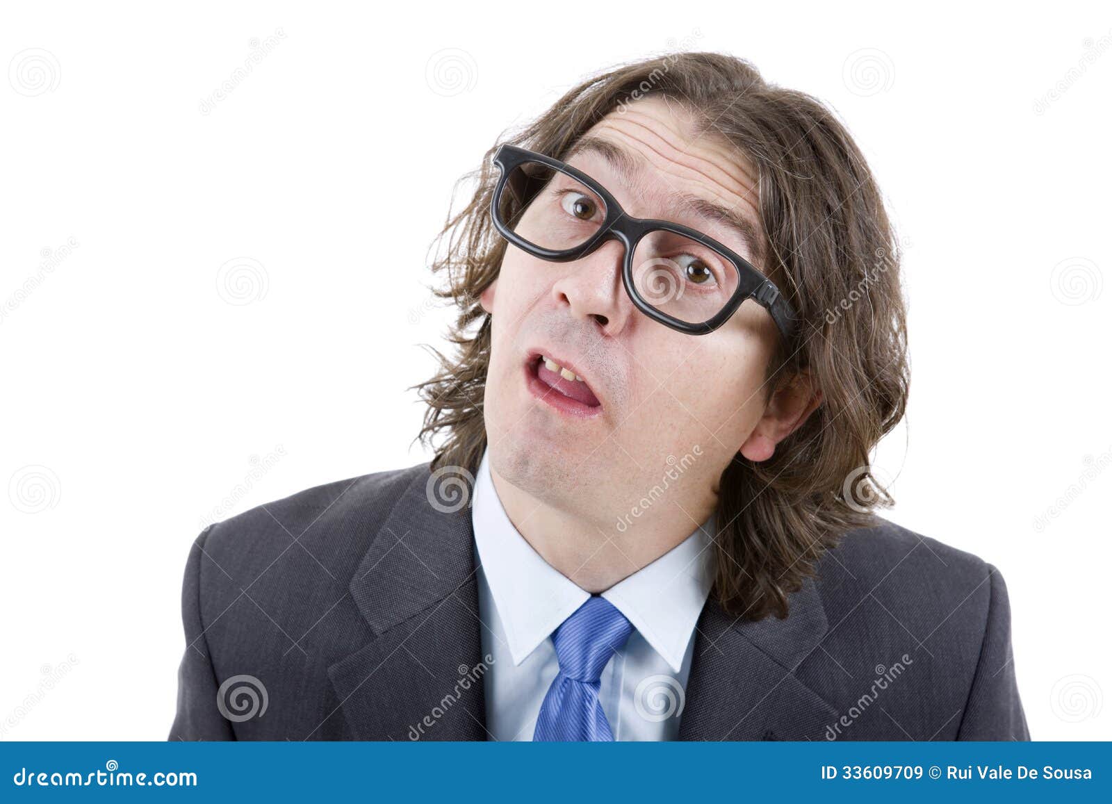 Silly man stock image. Image of cool, closeup, studio - 33609709