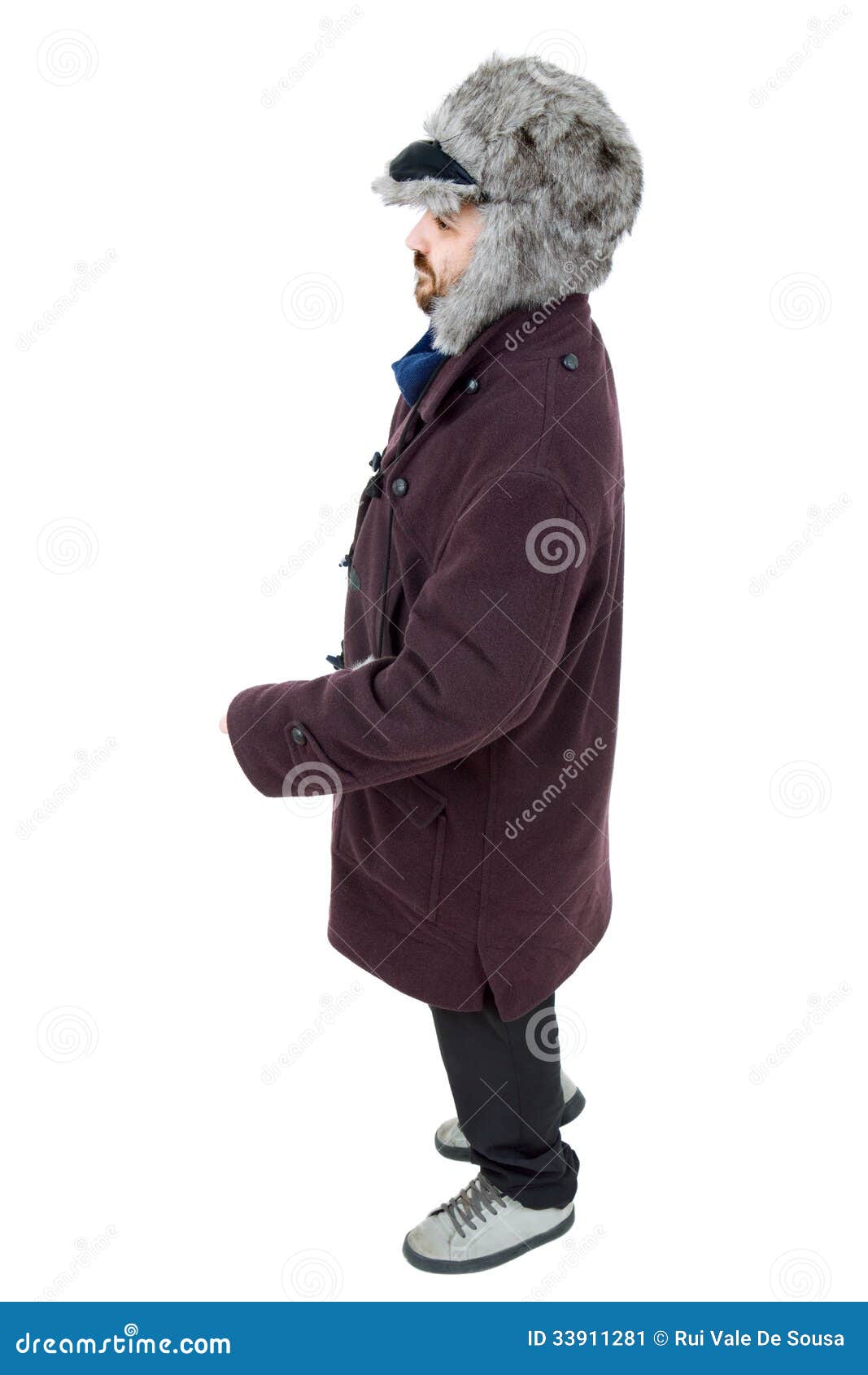 Silly man stock image. Image of winter, adult, body, portrait - 33911281