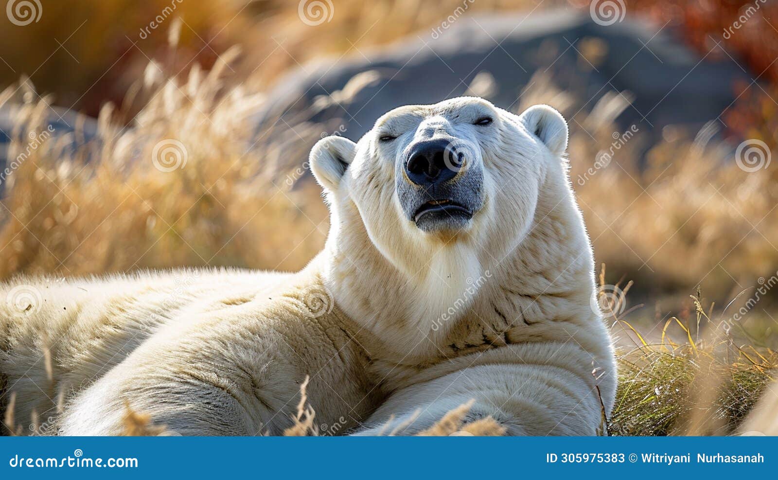Silly Polar Bear, Funny Polar Bear. Polar Bear Sitting in a Funny Pose ...