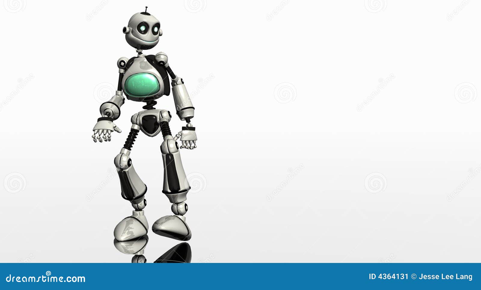 Silly Robot Stock Image - Image: 4364131