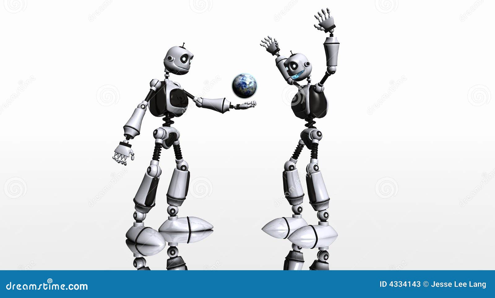 Silly robotS stock illustration. Illustration of brown - 4334143