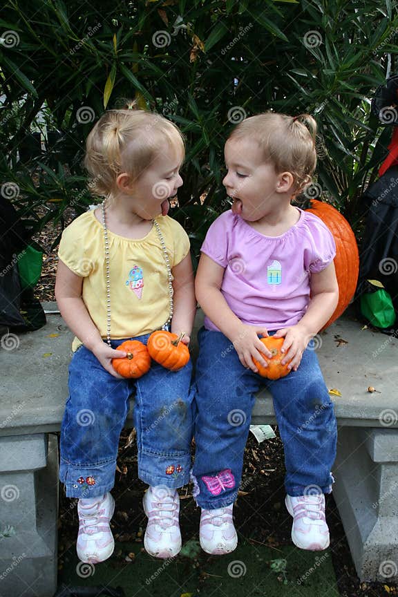 Silly Sisters stock photo. Image of pony, silly, tails - 3981188