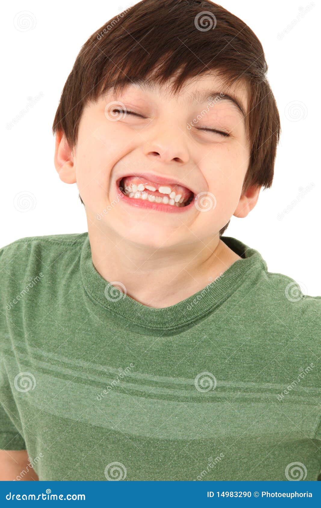 Silly Smile stock photo. Image of years, white, close - 14983290