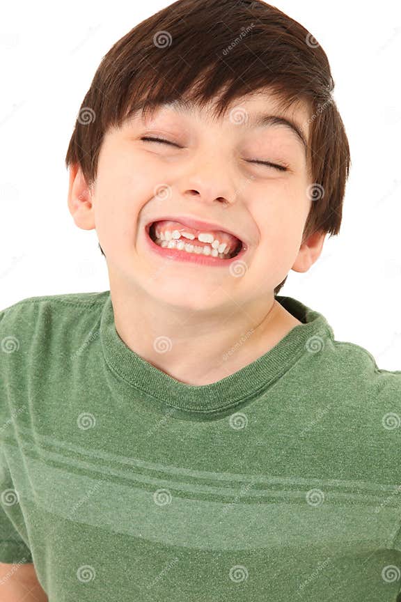 Silly Smile stock photo. Image of years, white, close - 14983290