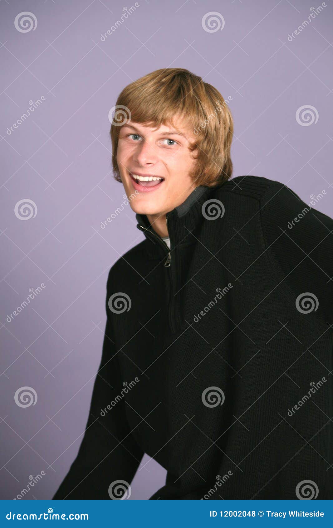 Silly teen boy stock photo. Image of casual, smile, happy - 12002048