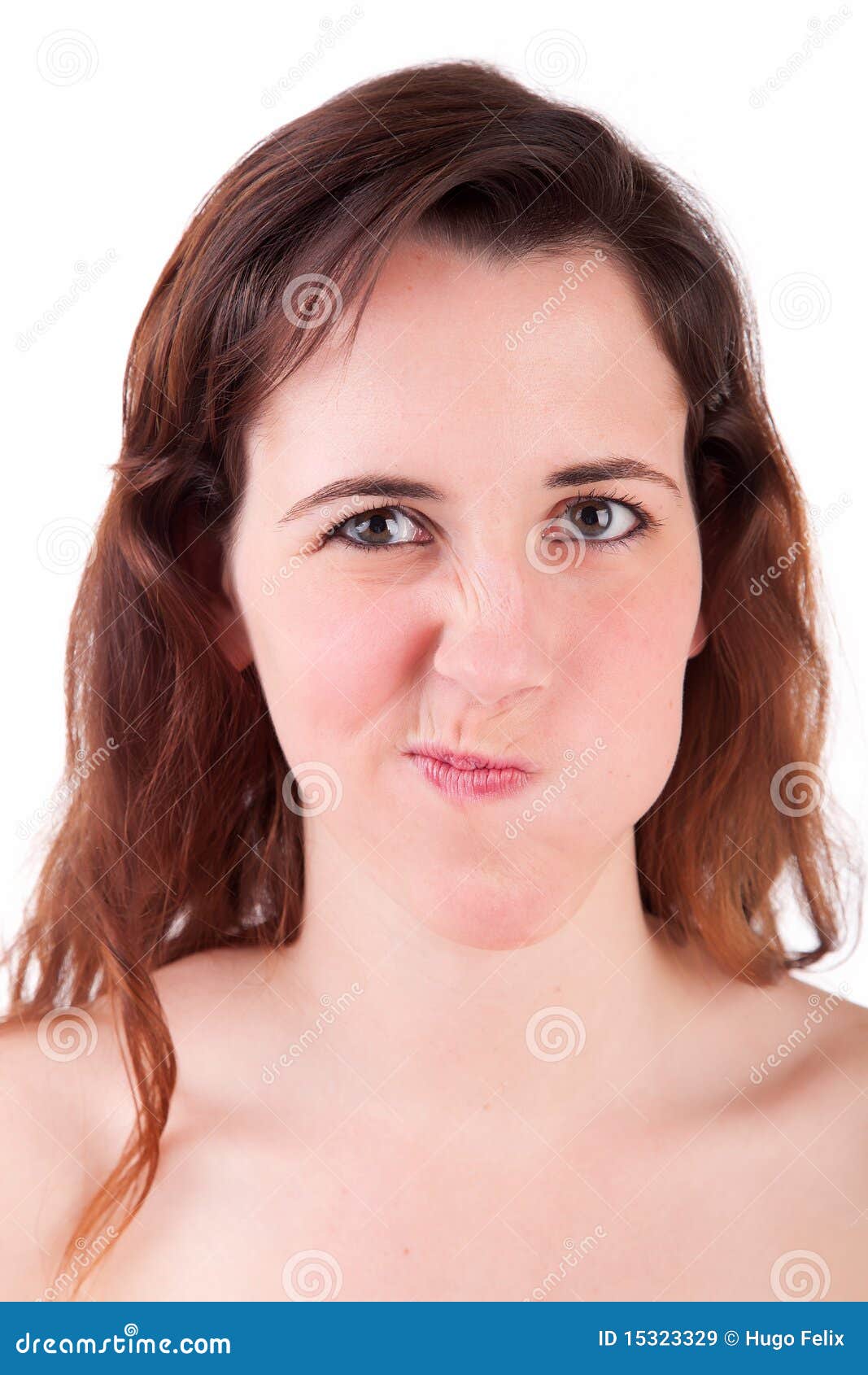 Silly Woman Dressed As A Child Holing Heart Stock Photo | CartoonDealer ...