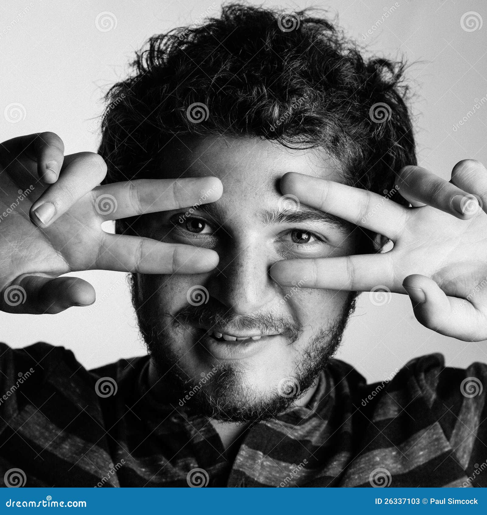 Silly Young Man stock image. Image of happy, silly, portrait - 26337103