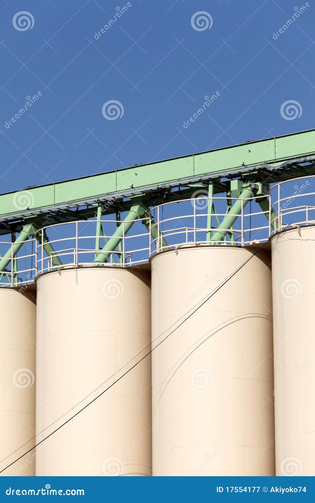Silo stock image. Image of blue, cereal, granary, flour - 17554177