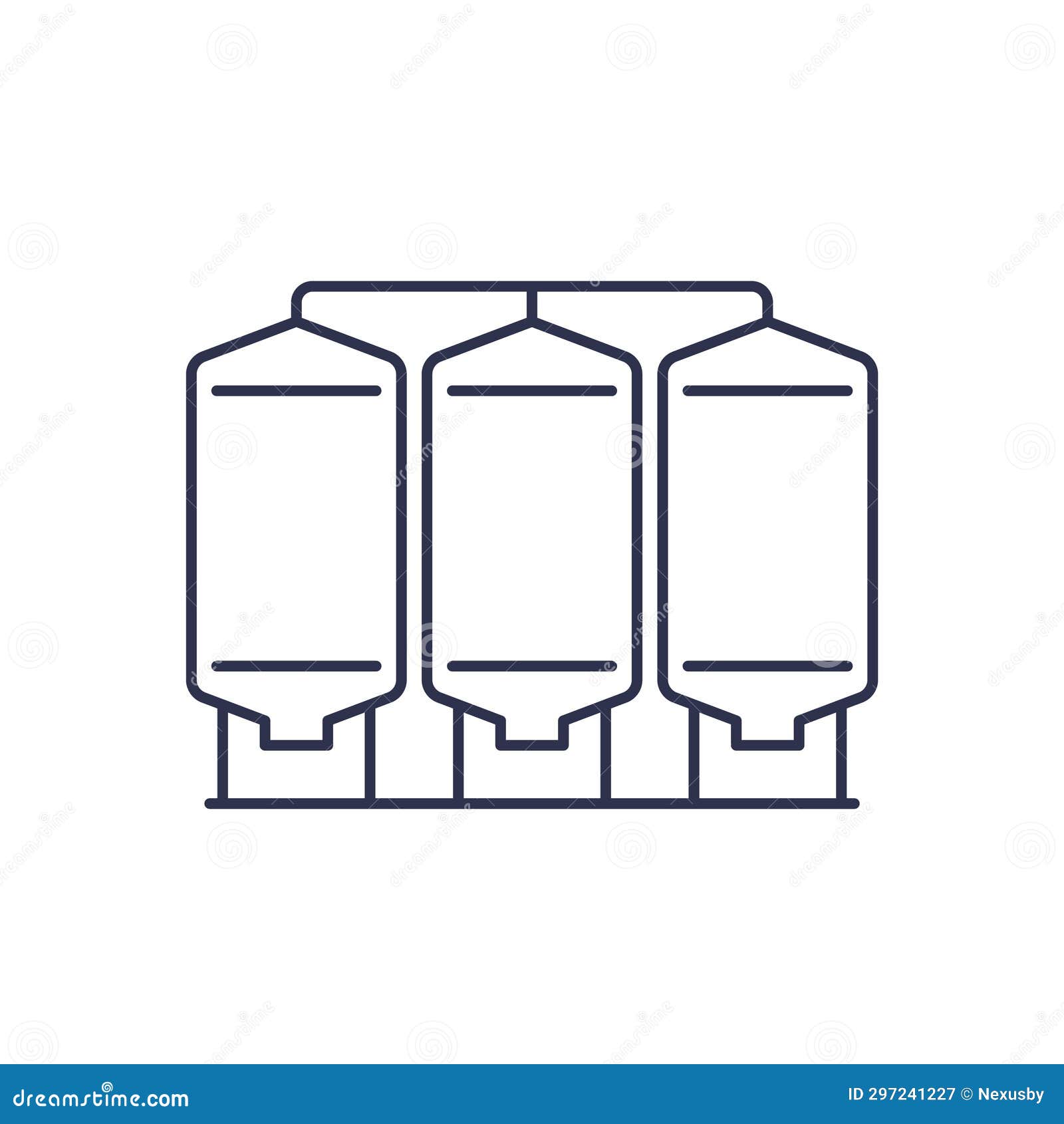 Silo Icon Vector From Agriculture And Farming Concept. Thin Line ...