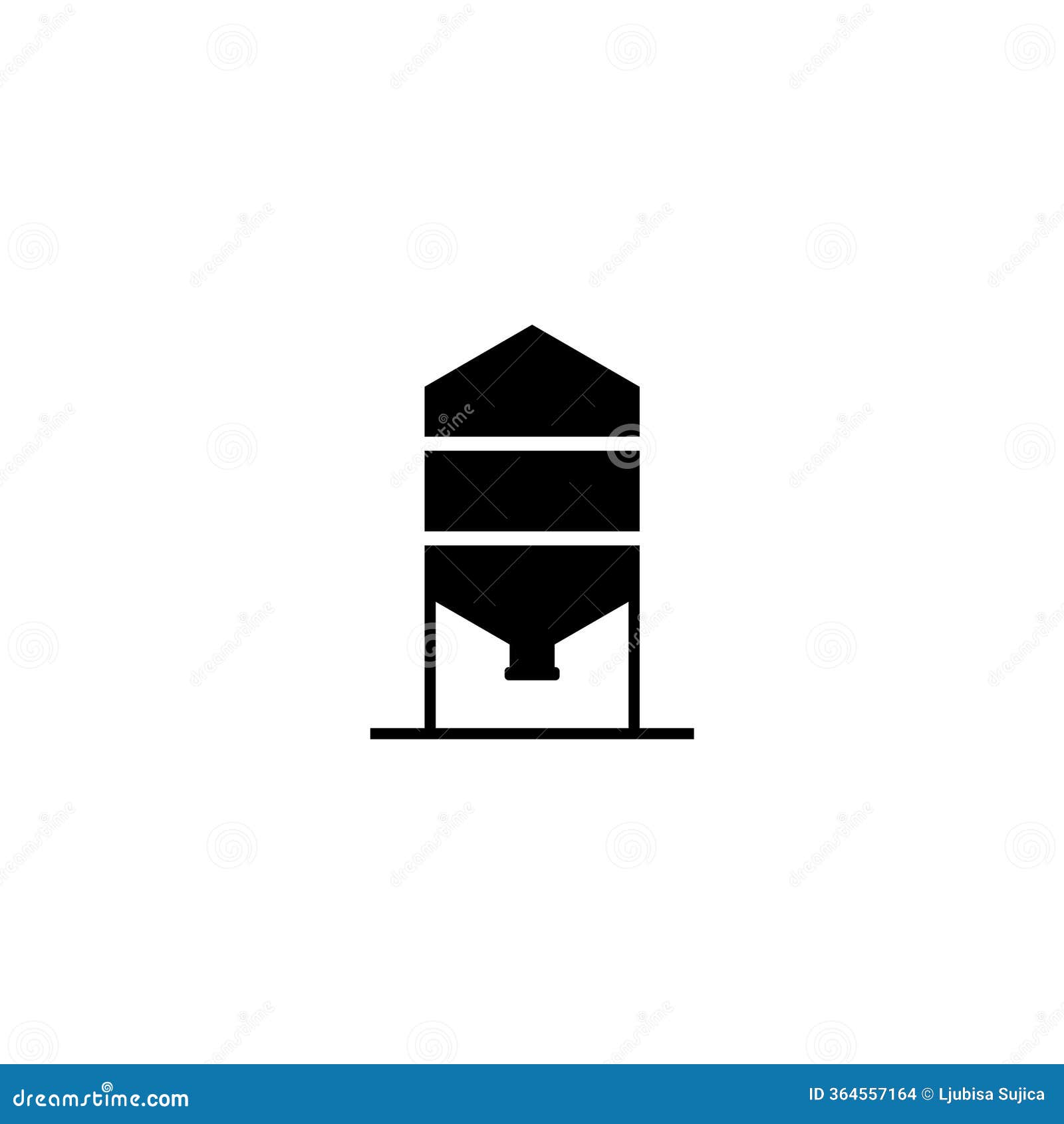 Silo Icon Cartoon Vector | CartoonDealer.com #325896319