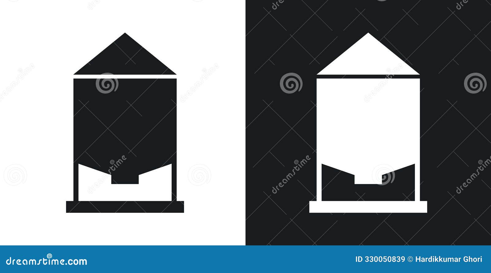 Silo Icon Cartoon Vector | CartoonDealer.com #325896319