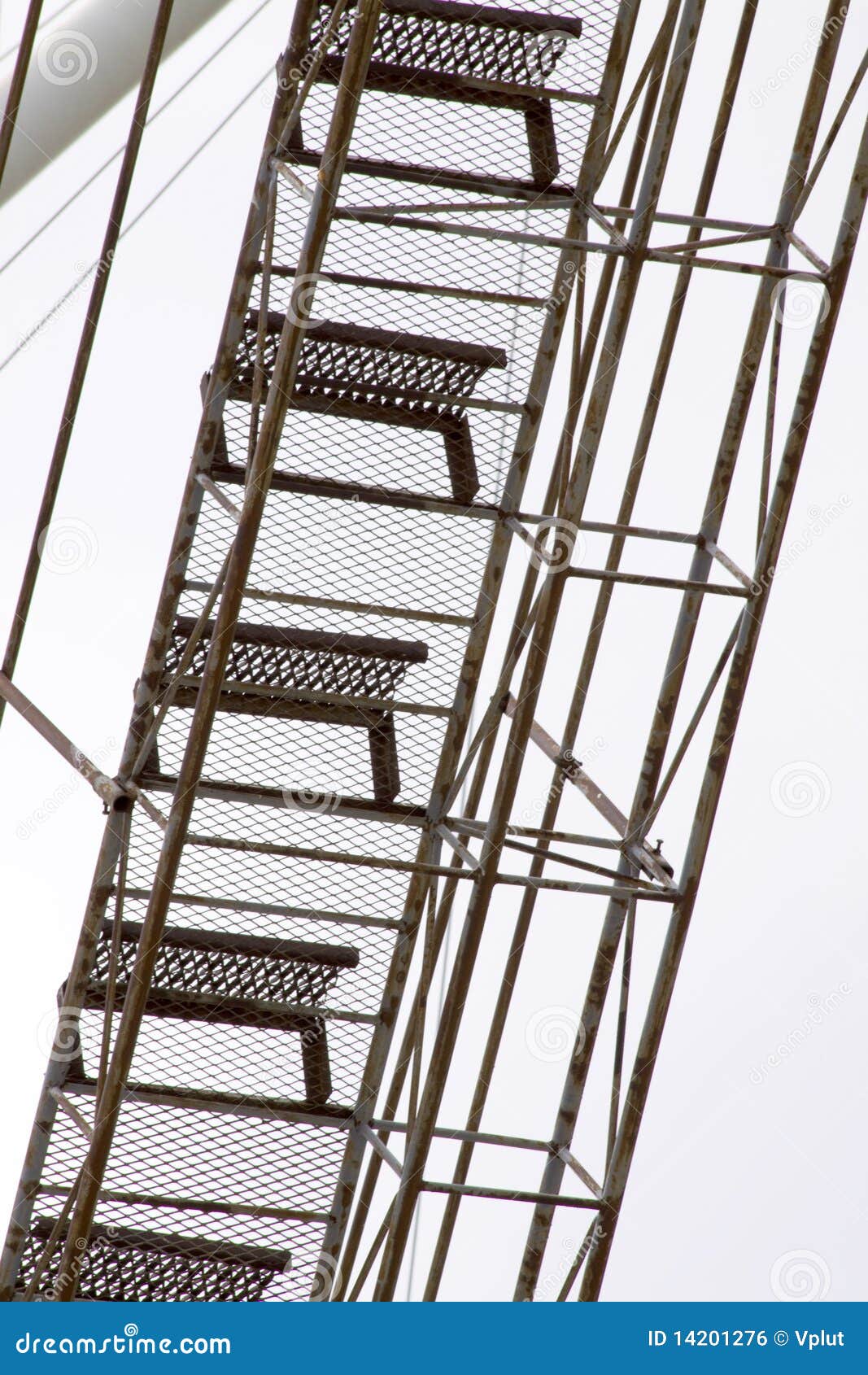 Silo Ladder stock photo. Image of grated, architecture - 14201276