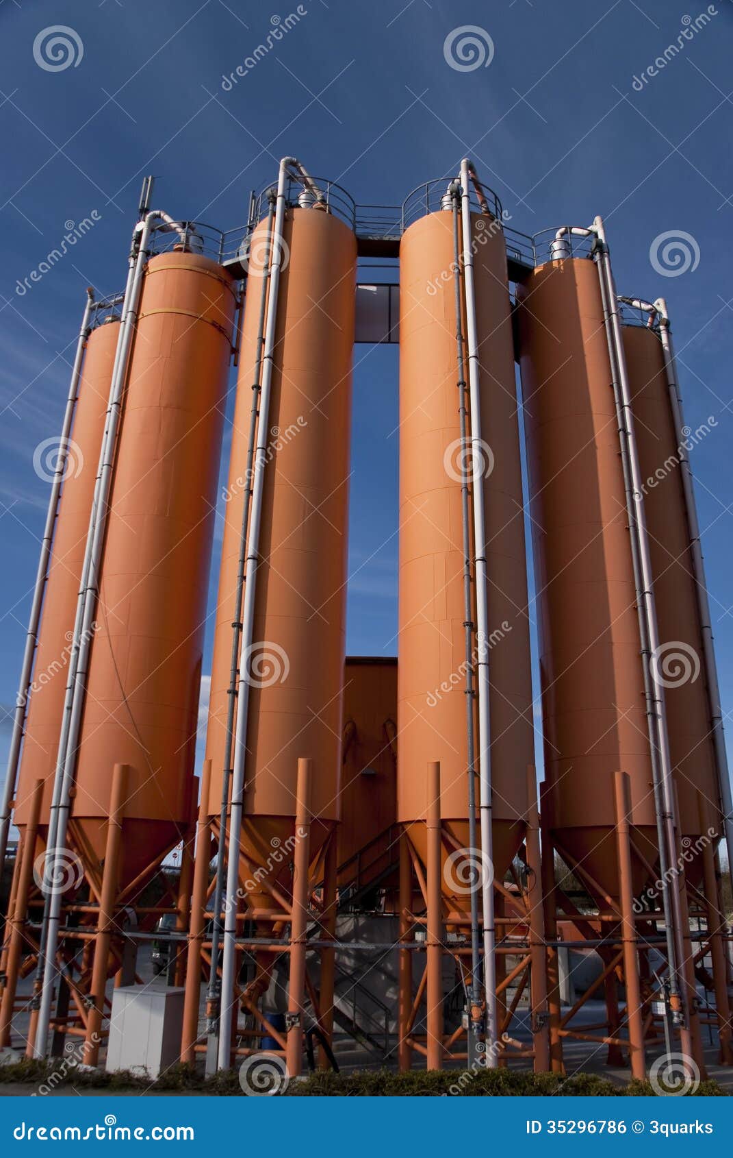 Silo stock photo. Image of industry, architectural, colorful - 35296786