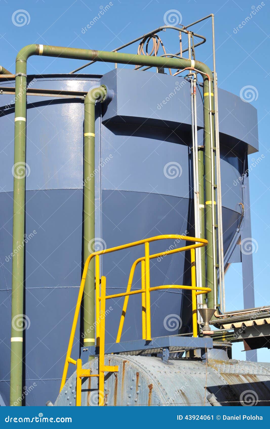Silo stock image. Image of metal, rusty, tube, inlet - 43924061