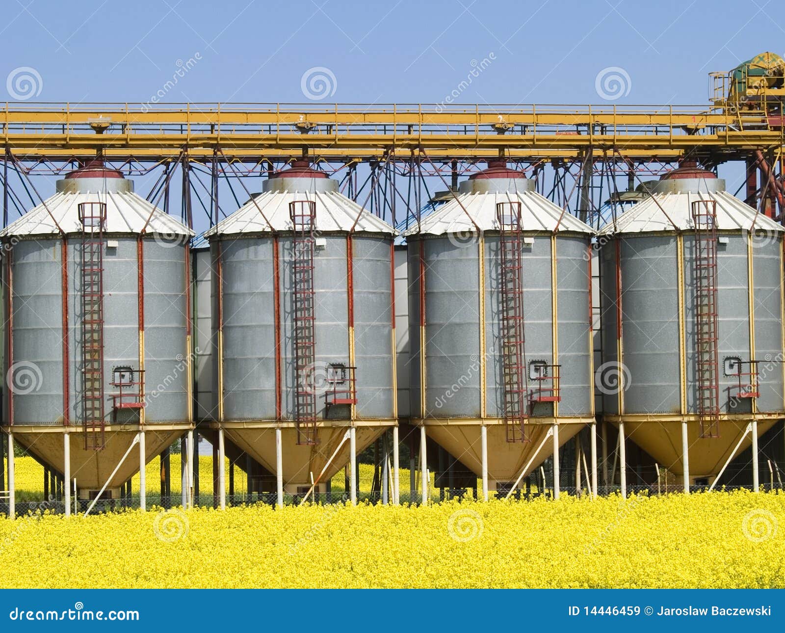 Silos stock image. Image of silos, industry, structure - 14446459