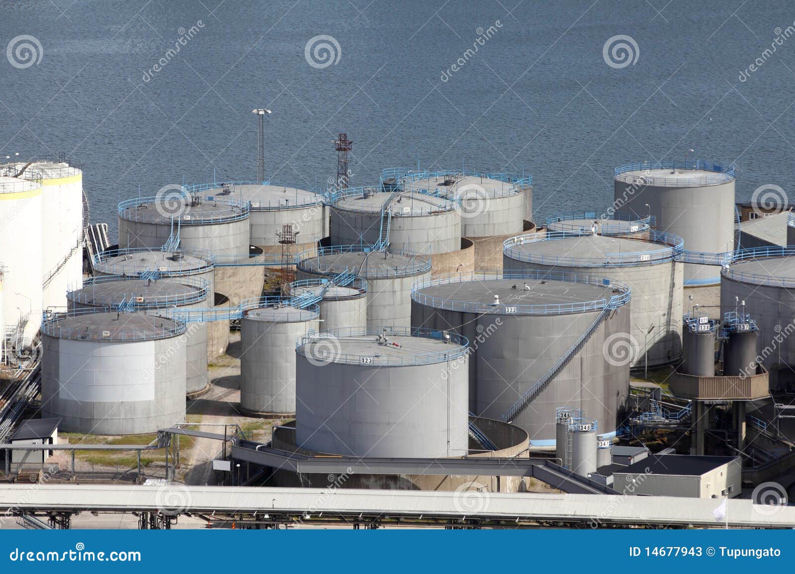 Silos stock image. Image of tanks, stockholm, seaport - 14677943