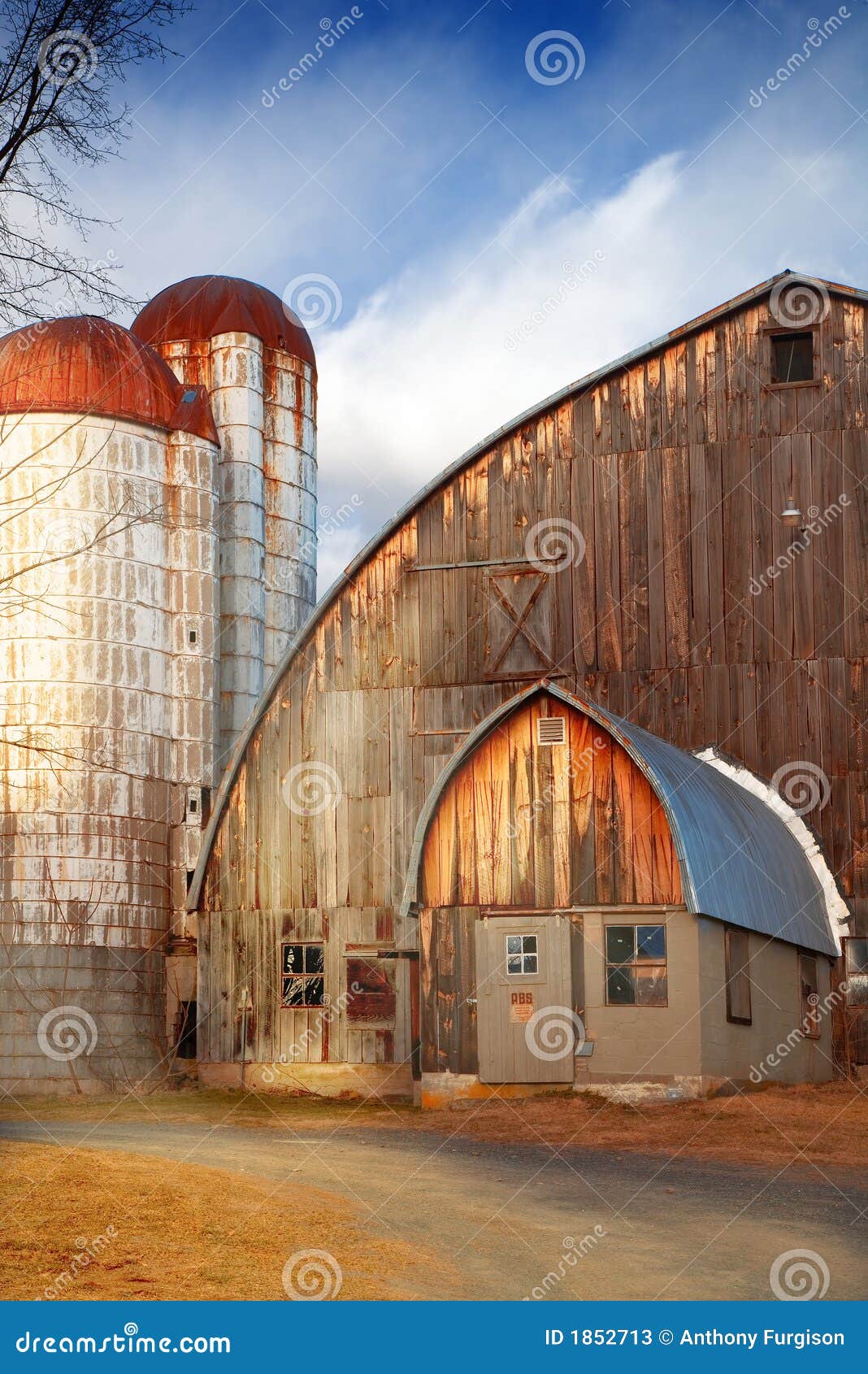 Silos stock image. Image of dutch, building, beautiful - 1852713