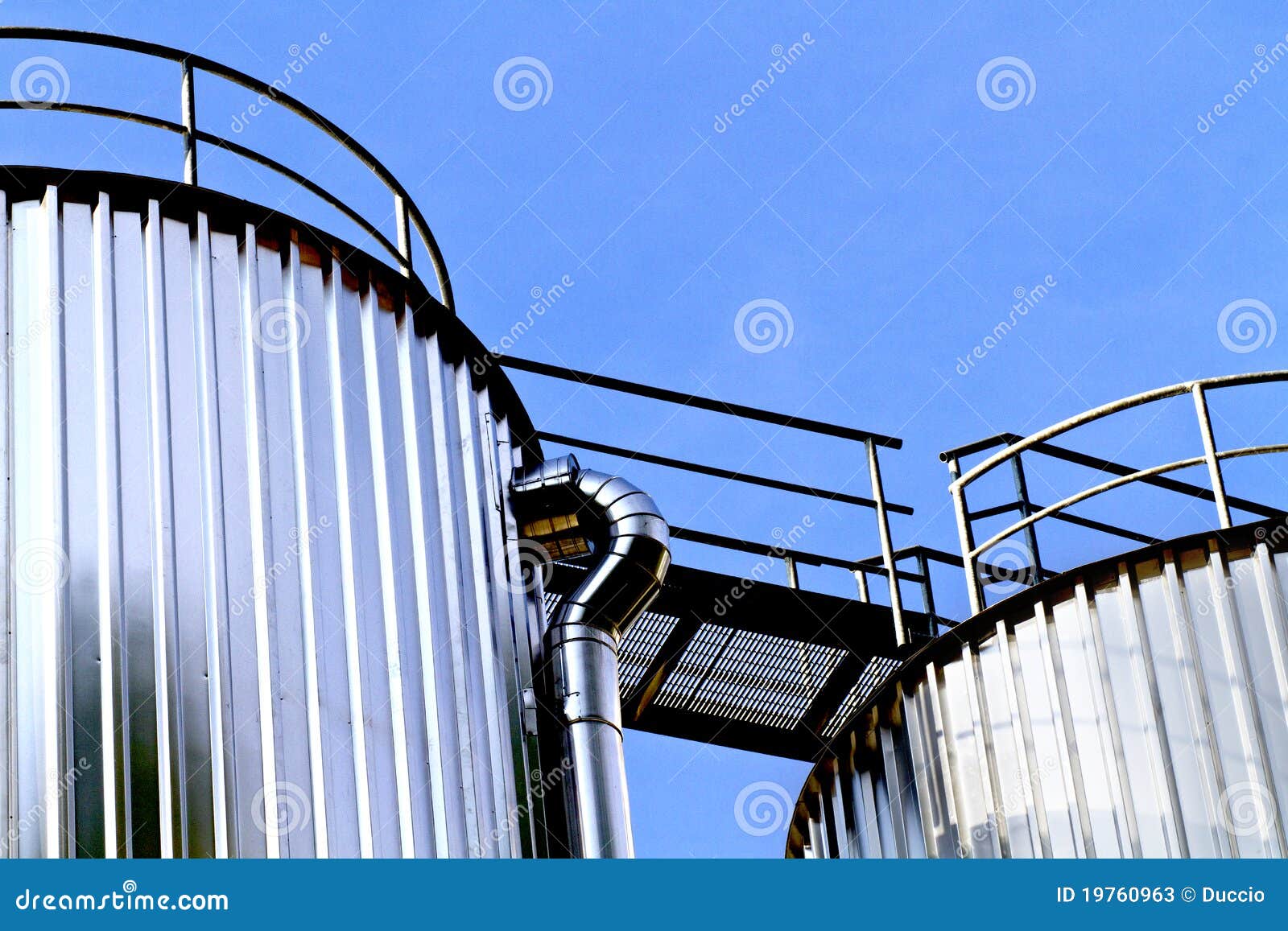 Silos stock image. Image of conduct, container, tube - 19760963