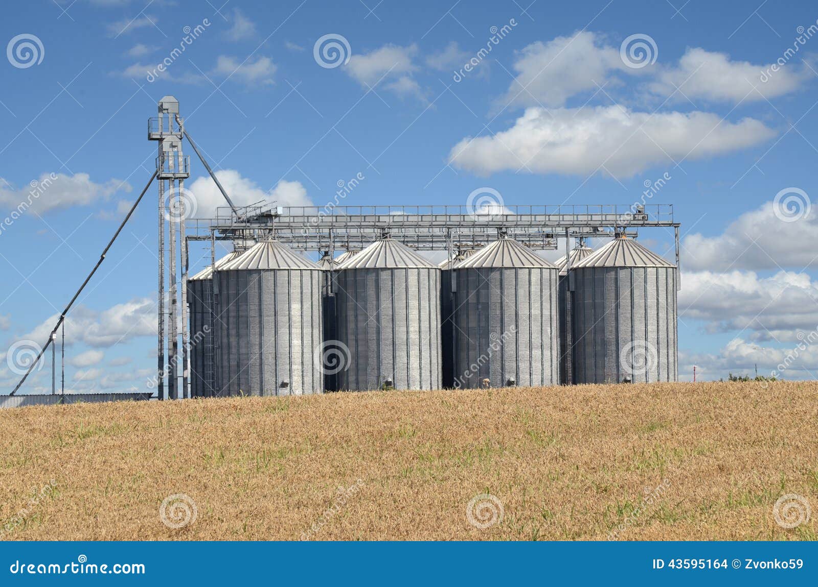 Silos stock photo. Image of environment, farming, growth - 43595164