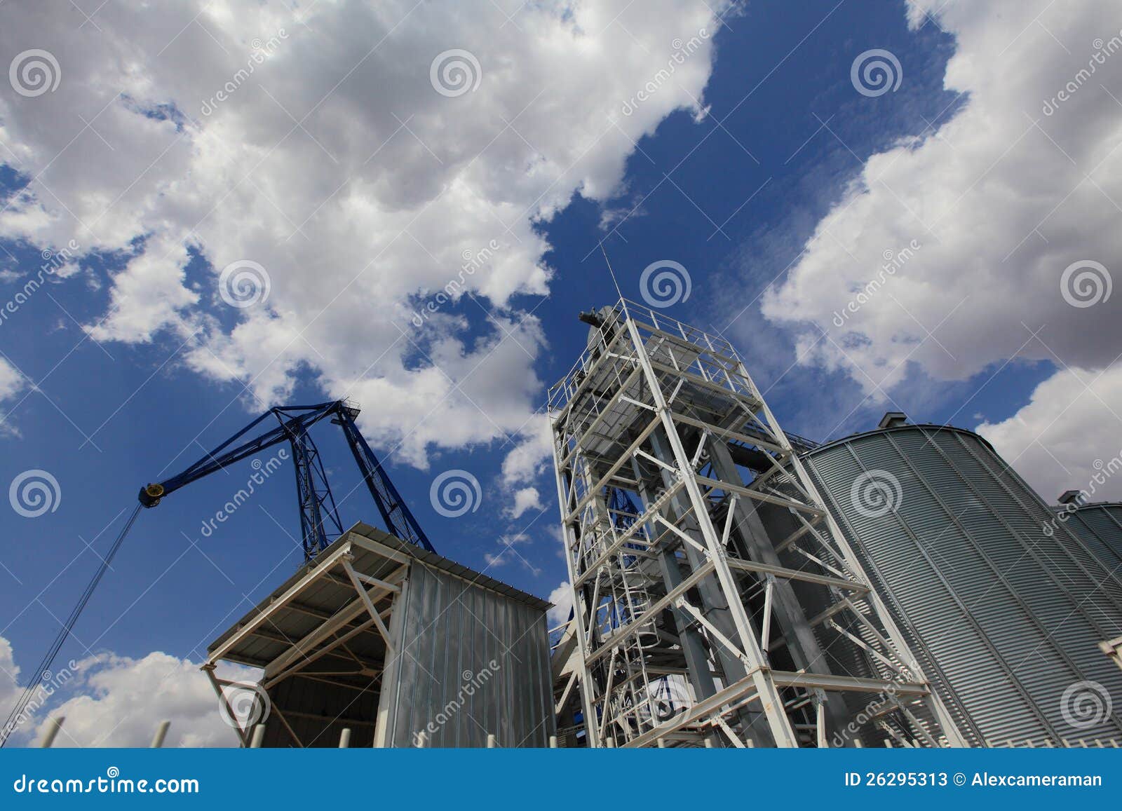 Silos port stock image. Image of crops, silos, repository - 26295313