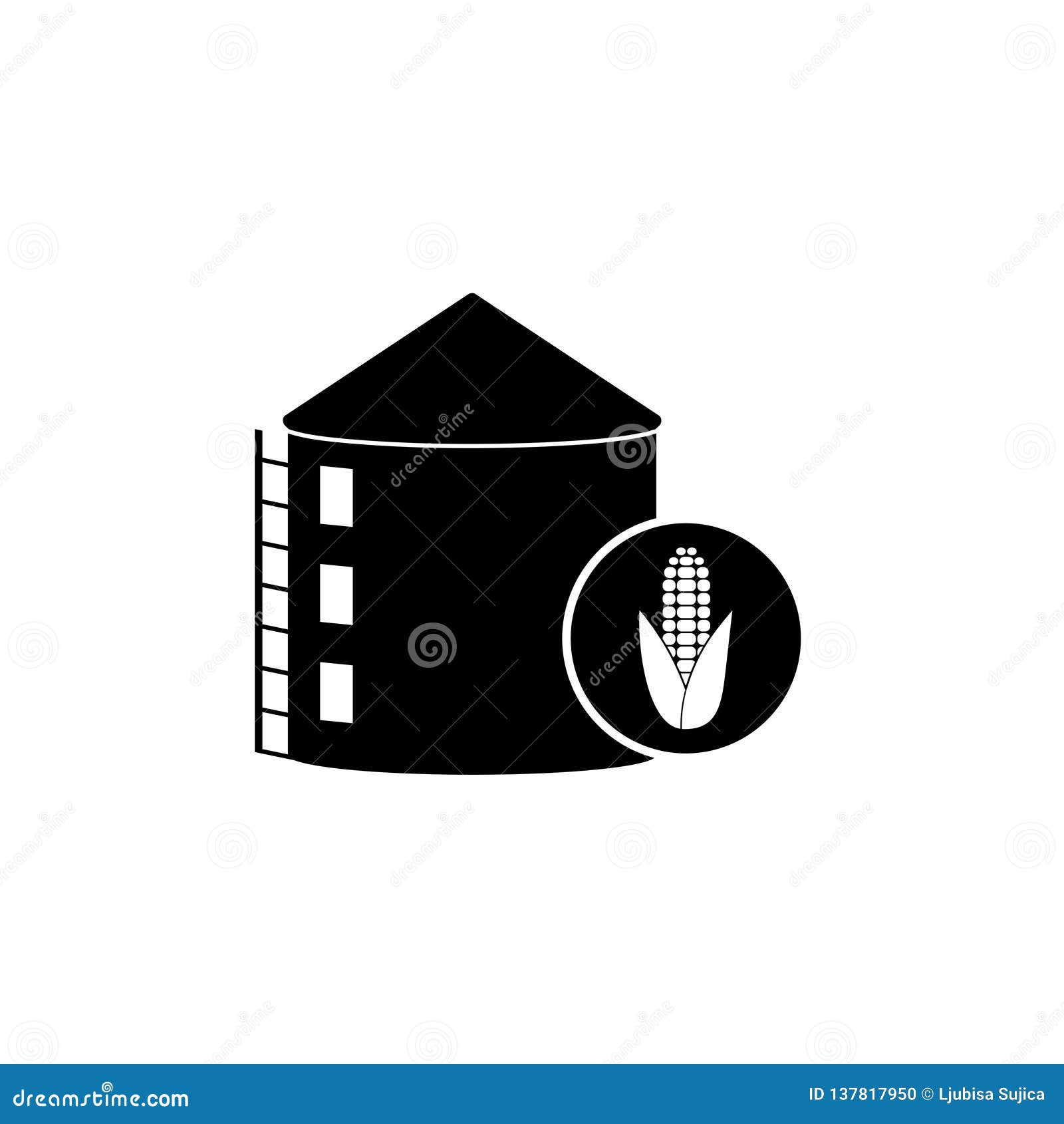 Silos Storage Icon Or Logo Stock Photography | CartoonDealer.com #137817950