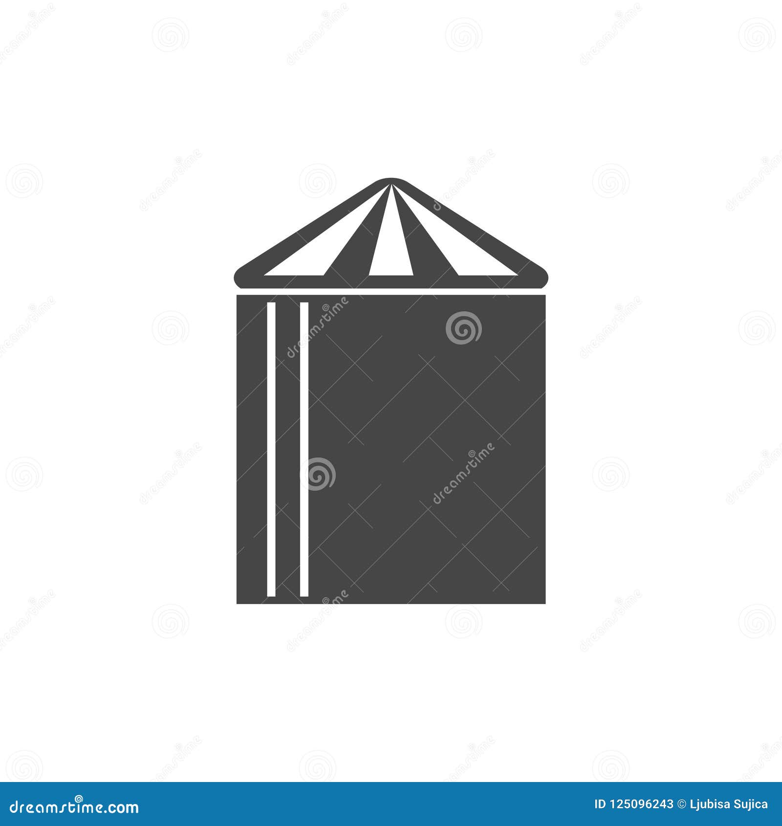 Silos Storage Icon, Silo Icon From Agriculture Royalty-Free Stock Image ...