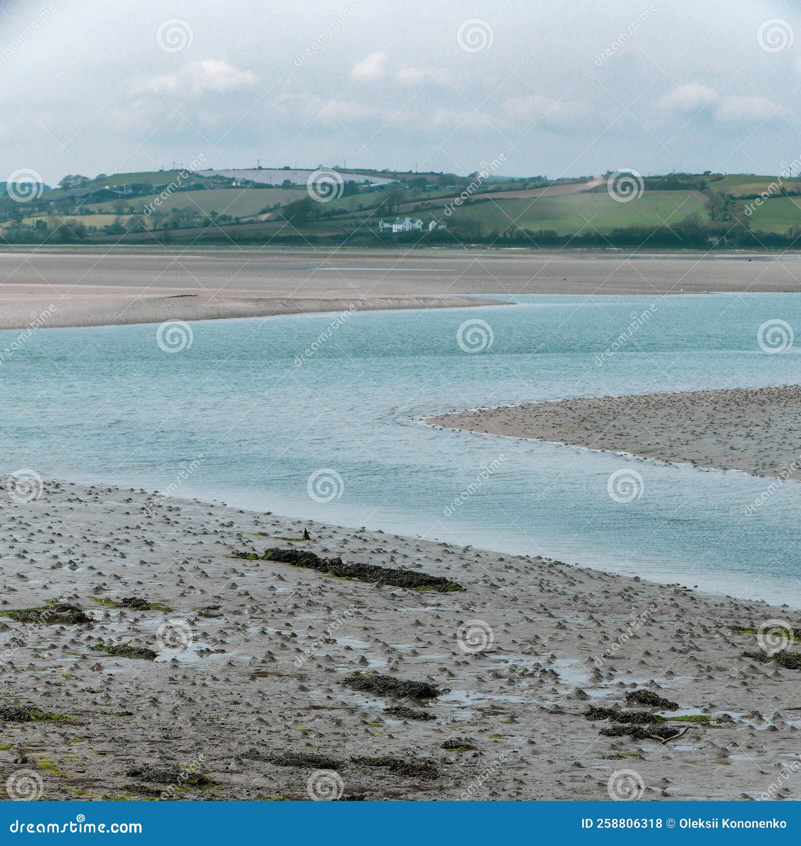 Silt on the Seabed. the Shallow Sea Stock Photo - Image of cumulus ...