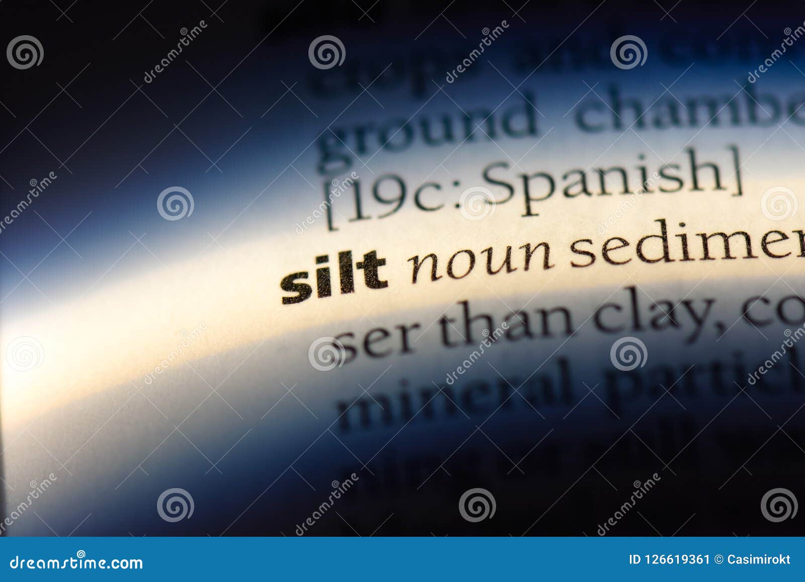 Silt stock image. Image of paper, info, idea, english - 126619361
