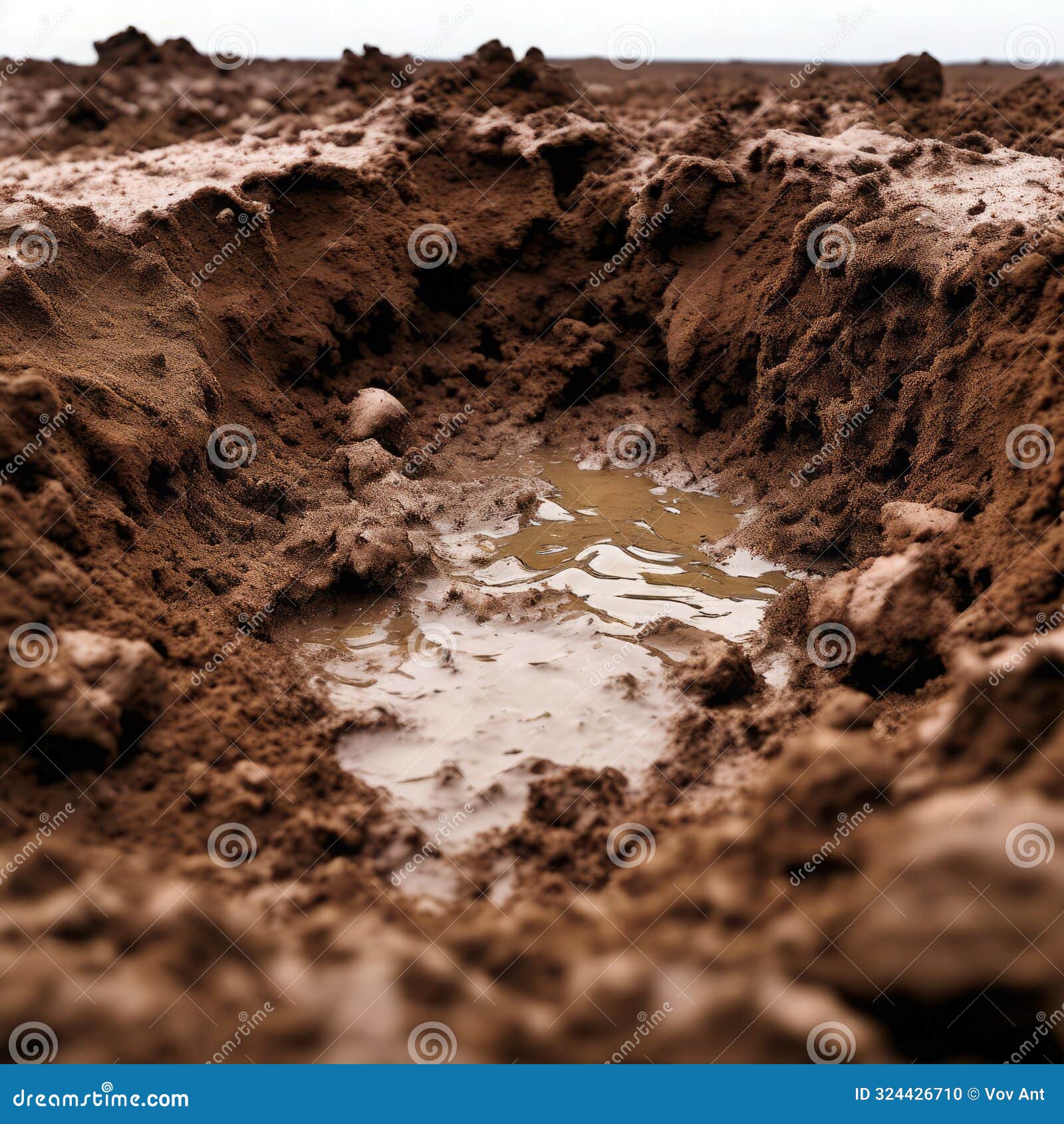 Dry, Compacted Soil With Salt Crystals And Rocks Stock Photo ...
