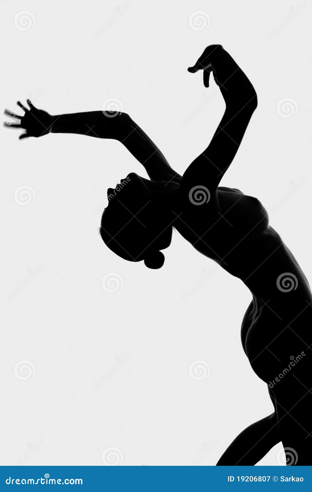 Silueta imagen de archivo. Imagen de torso, contorno - 19206807