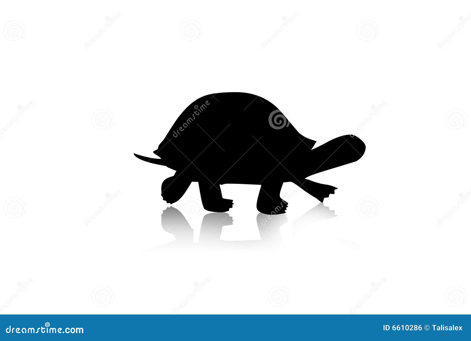 Silueta de la tortuga stock de ilustración. Ilustración de muestra ...