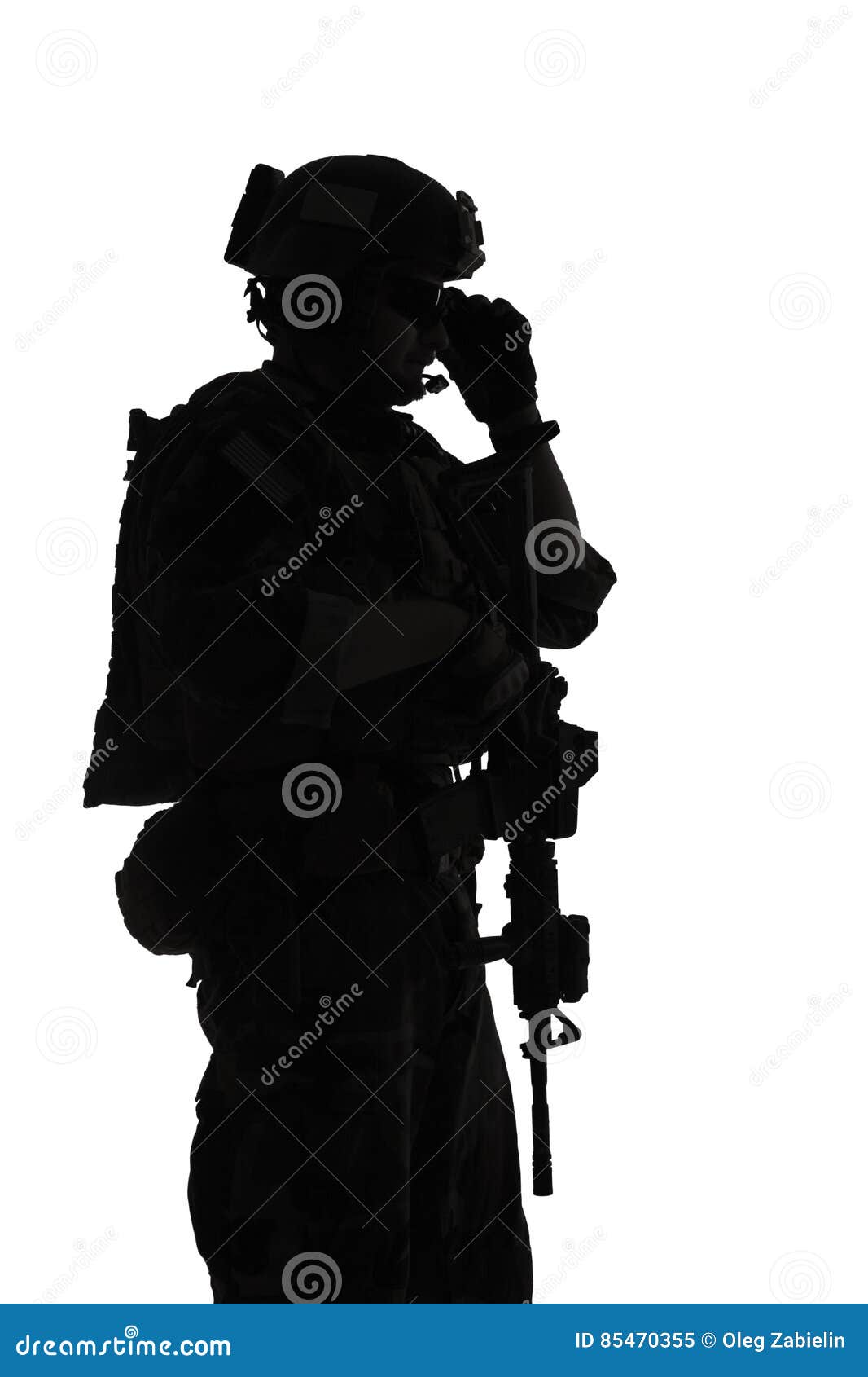 Silueta De Marine Special Operator Imagen de archivo - Imagen de ...