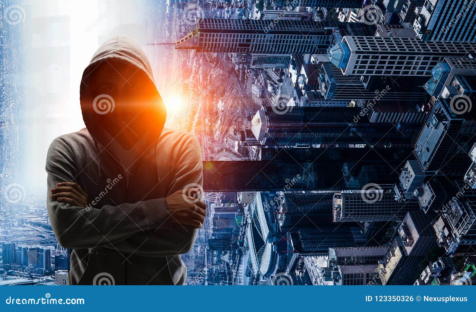 Silueta Del Hombre Criminal Foto de archivo - Imagen de oscuro, hombre ...