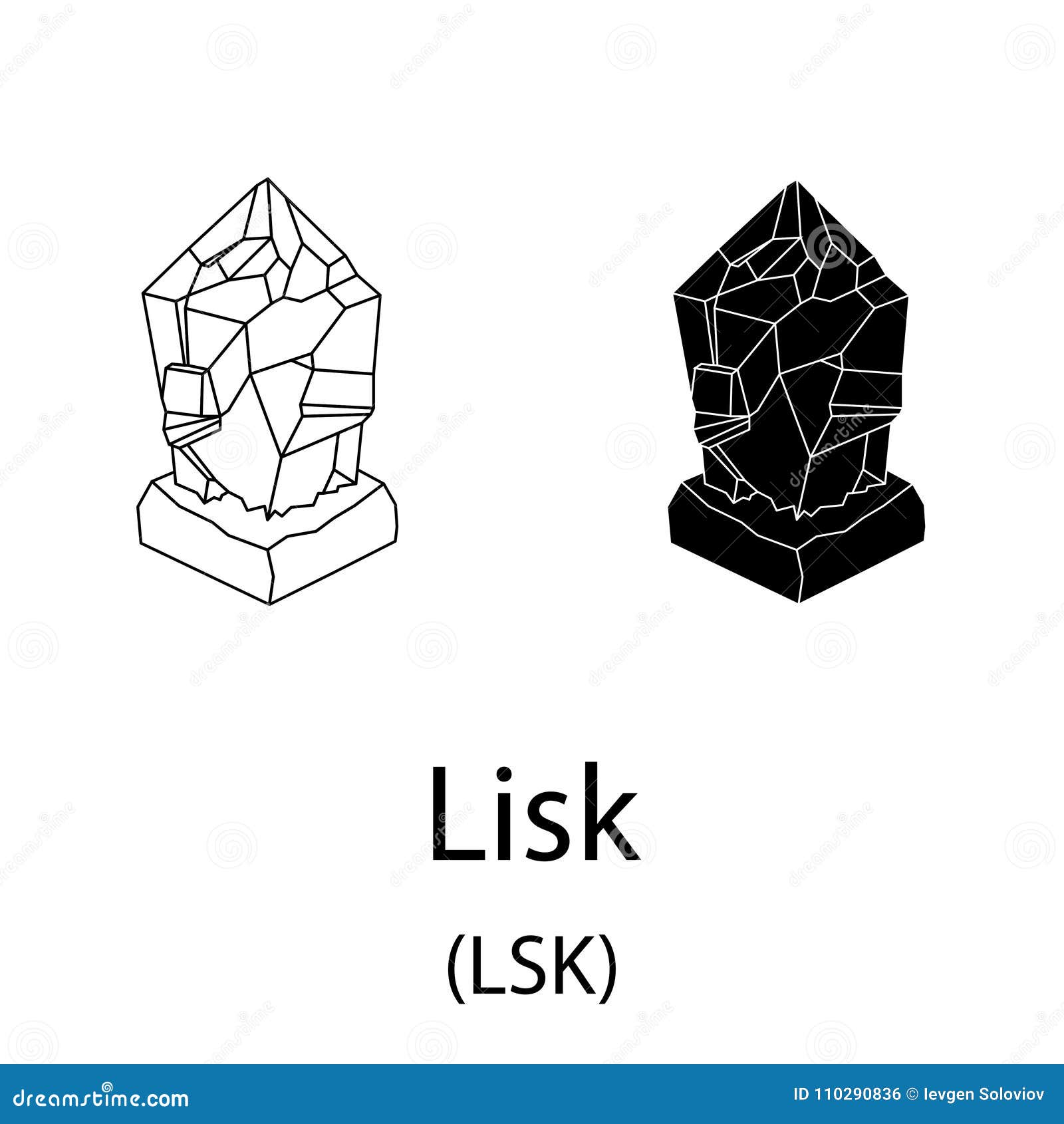 Silueta del negro de Lisk ilustración del vector. Ilustración de ...