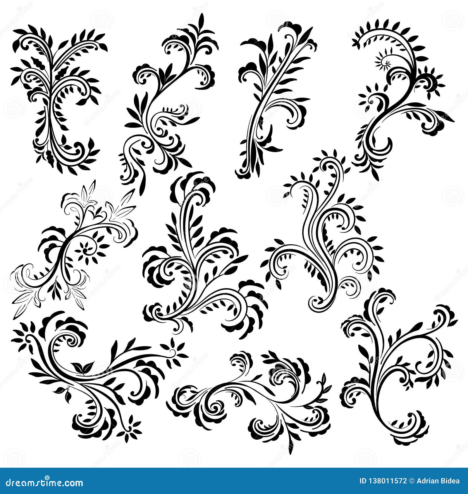 Silueta Hermosa De Los Rizos Ilustración del Vector - Ilustración de ...