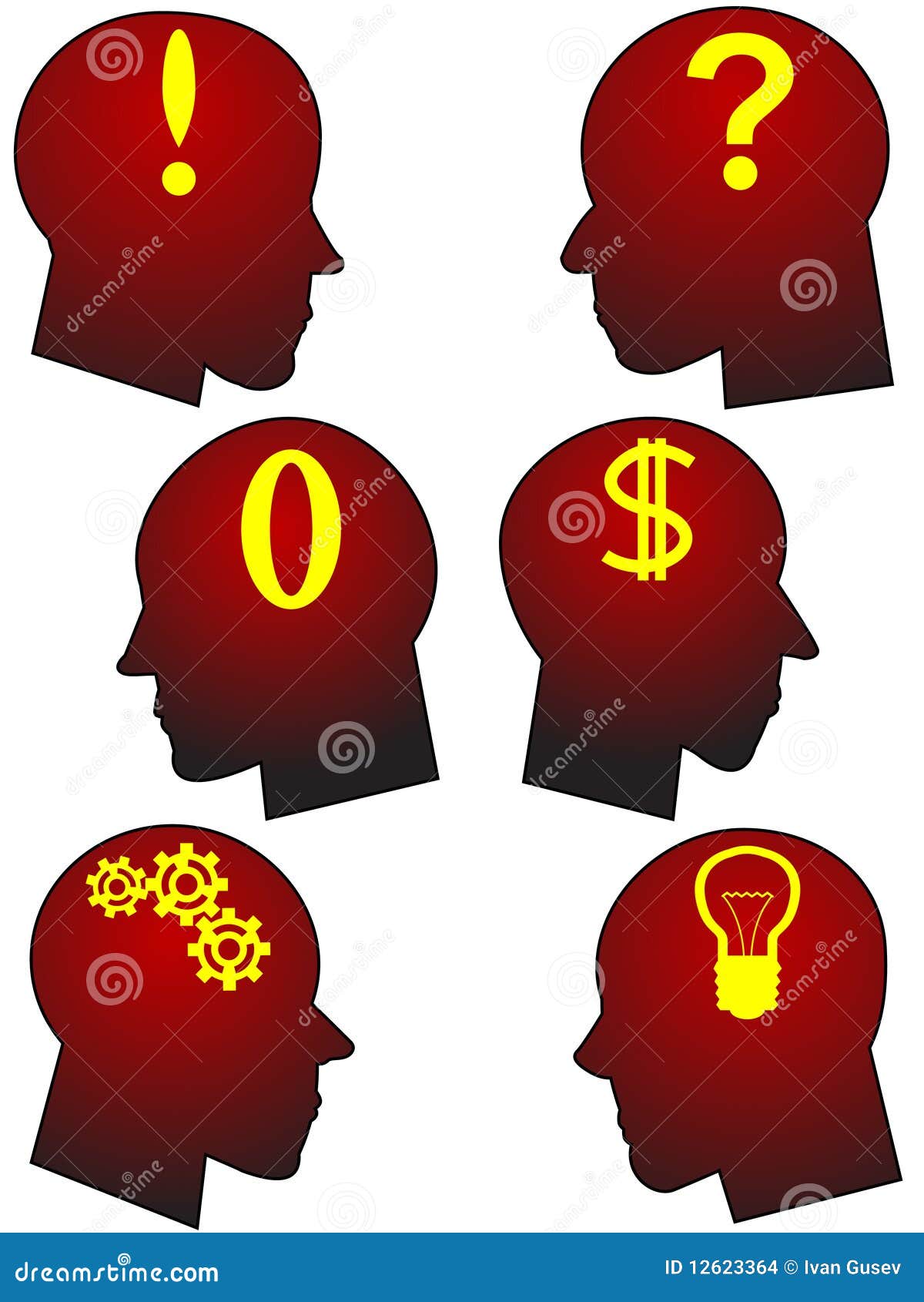 Siluetas de metas humanas ilustración del vector. Ilustración de ...