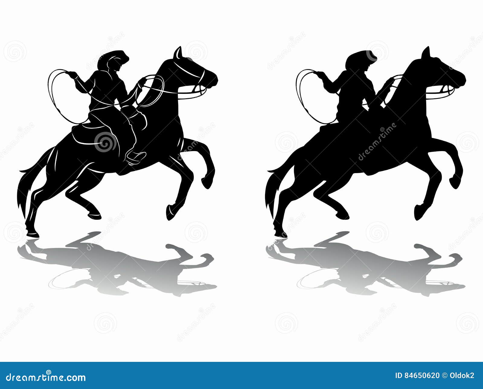 Siluetta Di Un Cowboy a Cavallo Illustrazione Di Vettore Illustrazione ... Siluetta Di Un Cowboy a Cavallo Illustrazione Di Vettore Illustrazione ...