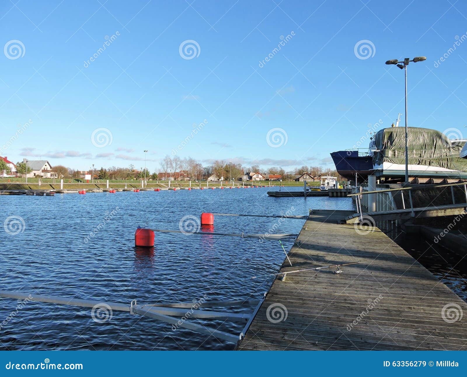Silute Marina , Lithuania stock image. Image of view - 63356279