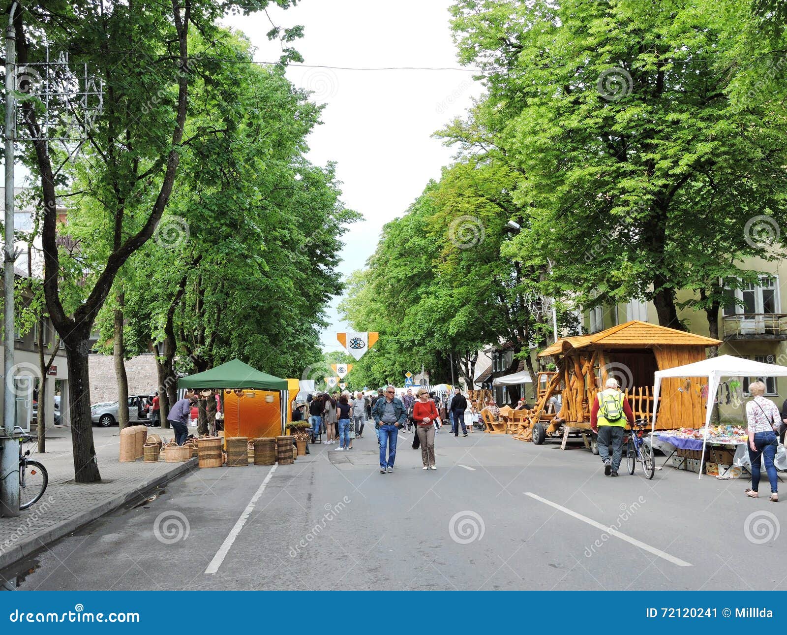 Silute Town Celebrate, Lithuania Editorial Photo - Image of street ...