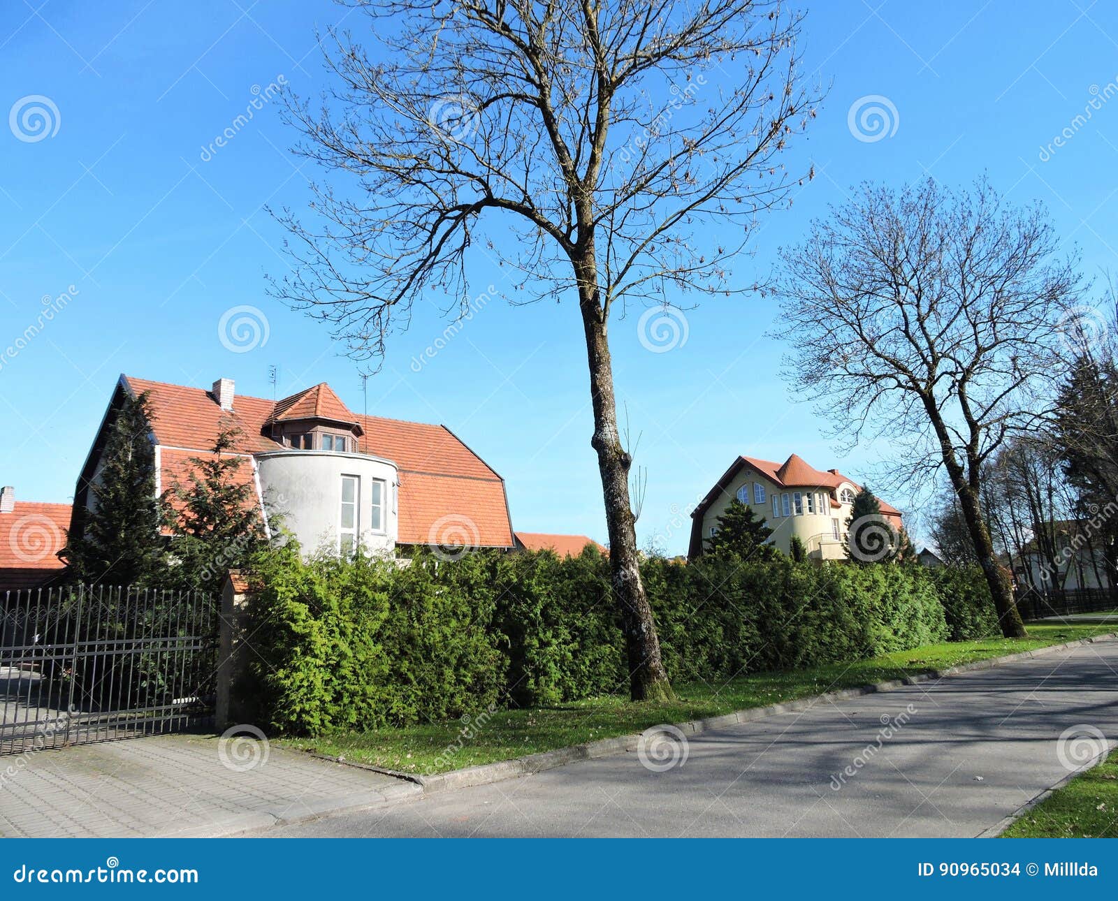 Silute town , Lithuania stock photo. Image of beautiful - 90965034