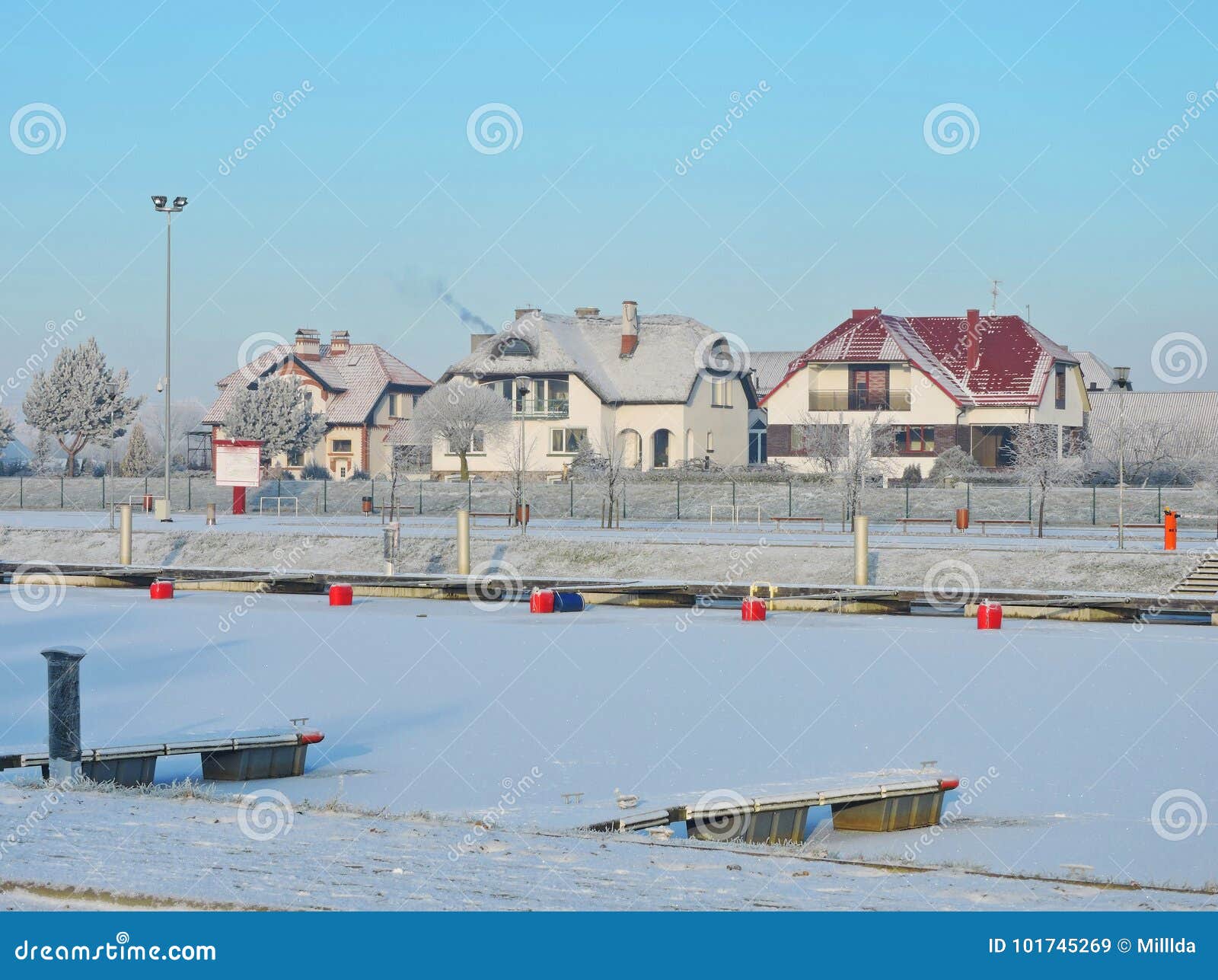 Silute Town Marina, Lithuania Stock Image - Image of view, lithuania ...
