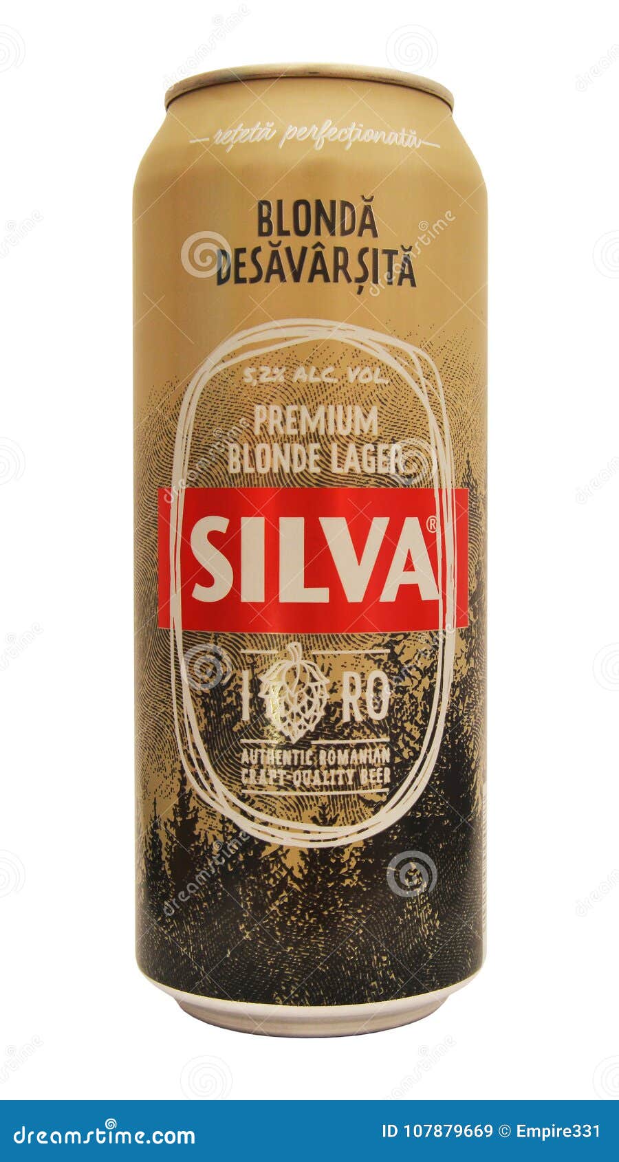 Silva-Bierdose redaktionelles stockbild. Bild von getrennt - 107879669